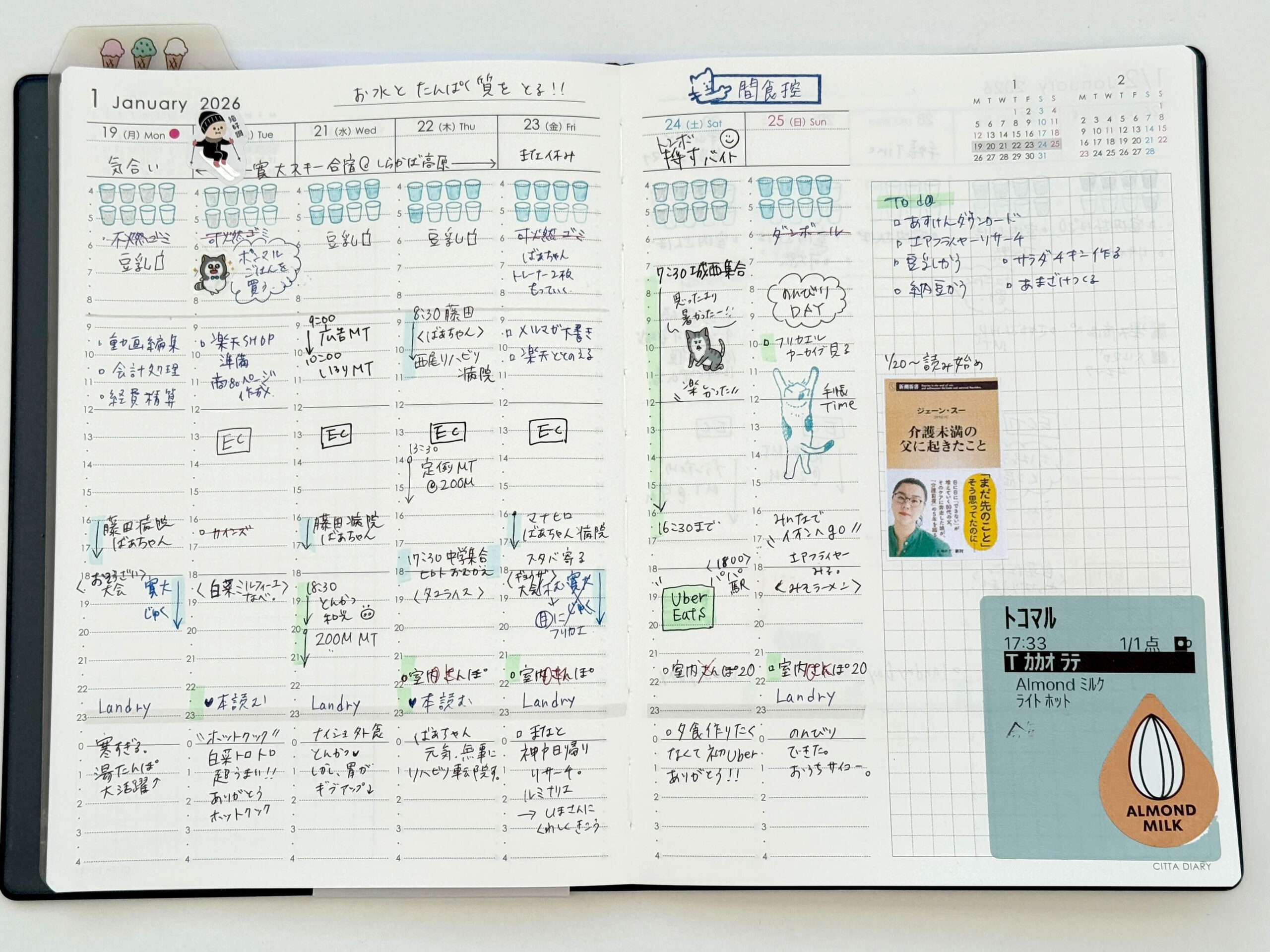 無理しない私の週間セルフ管理術記録と習慣 – citta手帳